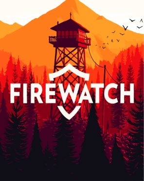 Firewatch Game Poster Paint By Numbers - Paint By Numbers