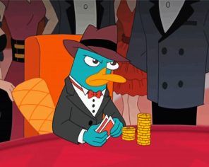 Perry The Platypus Paint By Numbers - Paint By Numbers